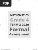 MATHS PAPER 1 GRADE 4 Final | PDF