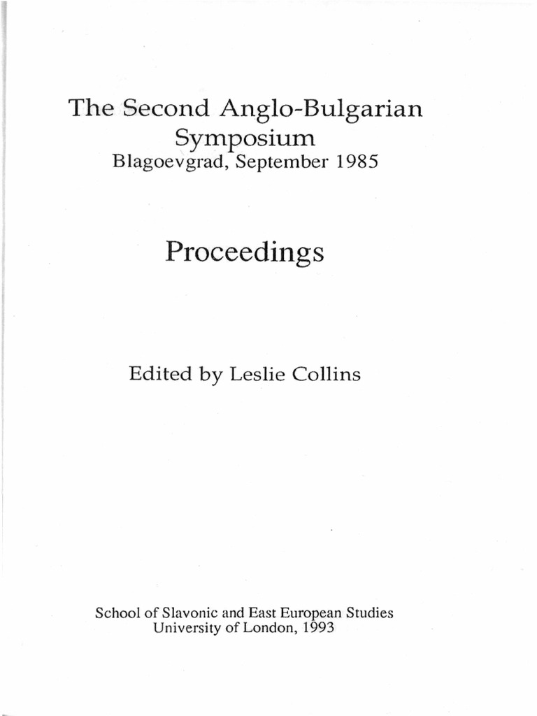 John Burnip On Yordan Yovkov | PDF