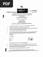 CXC CSEC Additional Mathematics Formulas Sheet | PDF | Geometric ...