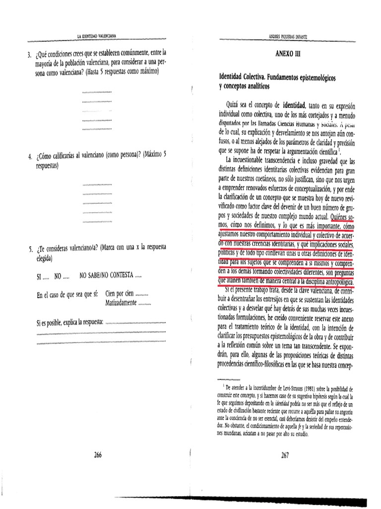 Valor de la identidad en territorios | PDF
