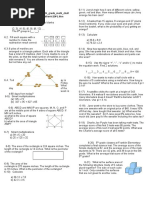 Grade 8 Math Word Problems With Answers | PDF | Area | Speed