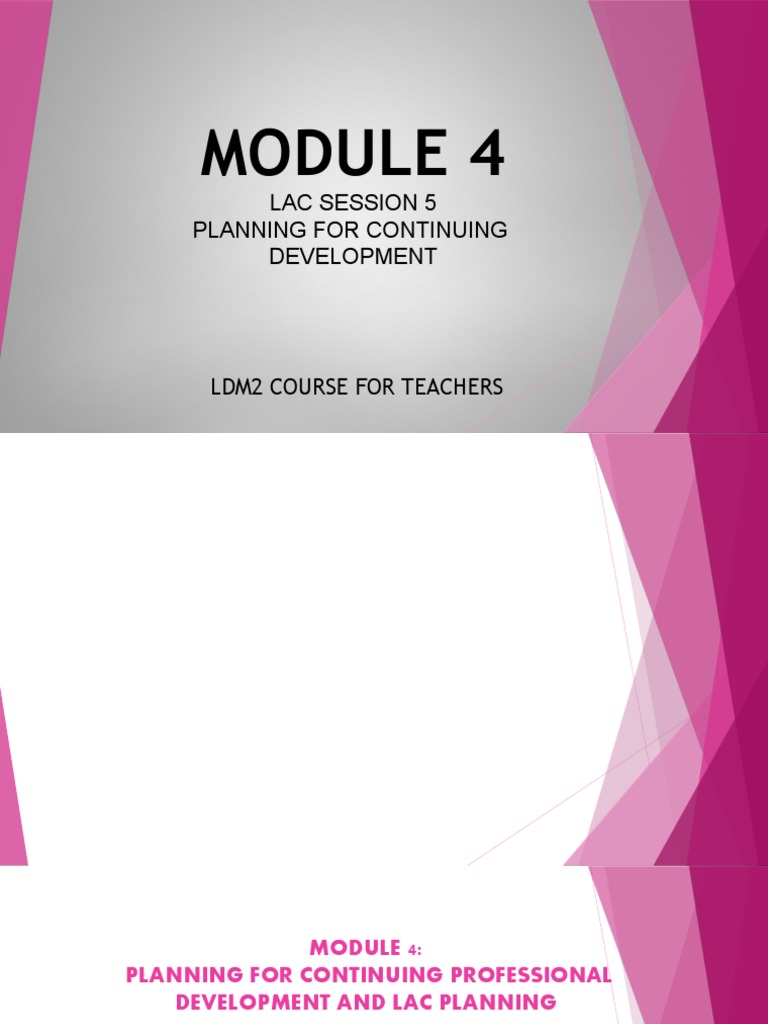 LAC SESSION 5 (Mod. 4) | PDF | Lesson Plan | Education Theory