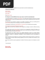 Letter of Variation Template | PDF | Career & Growth | Finance & Money ...