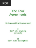 The Four Agreements WORKBOOK | PDF | Experience | Mindset