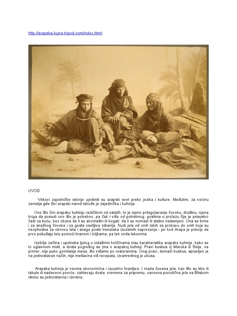 Arapska Kuhinja | PDF
