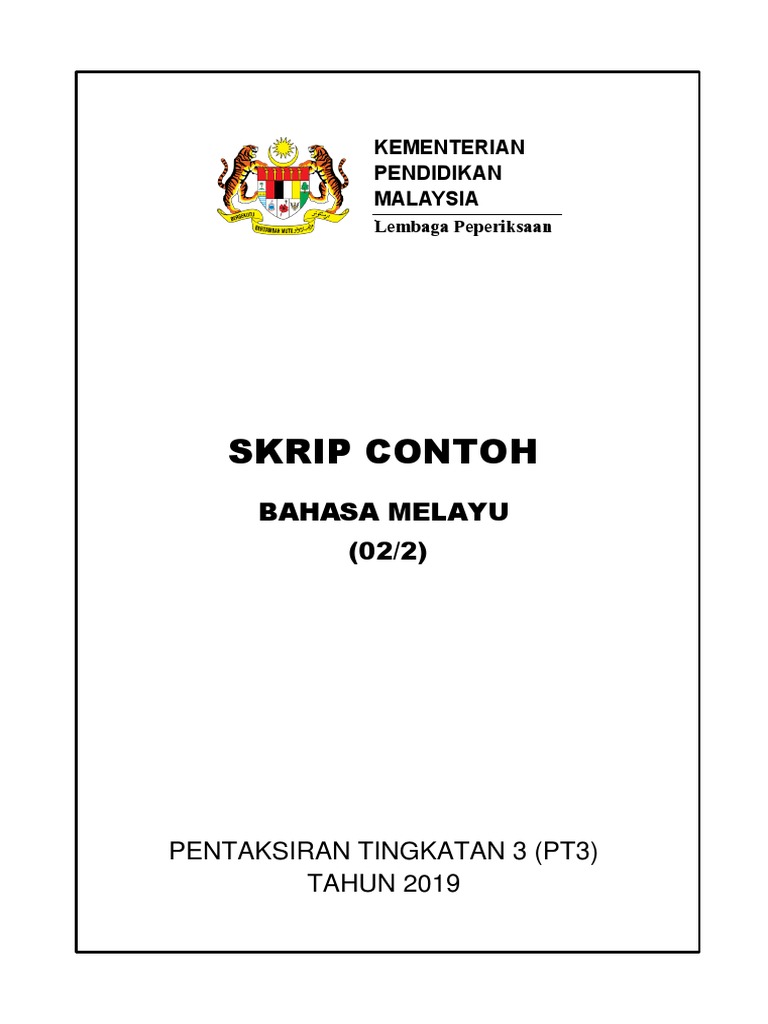 Soalan Contoh BM Lisan pt3 2019 | PDF