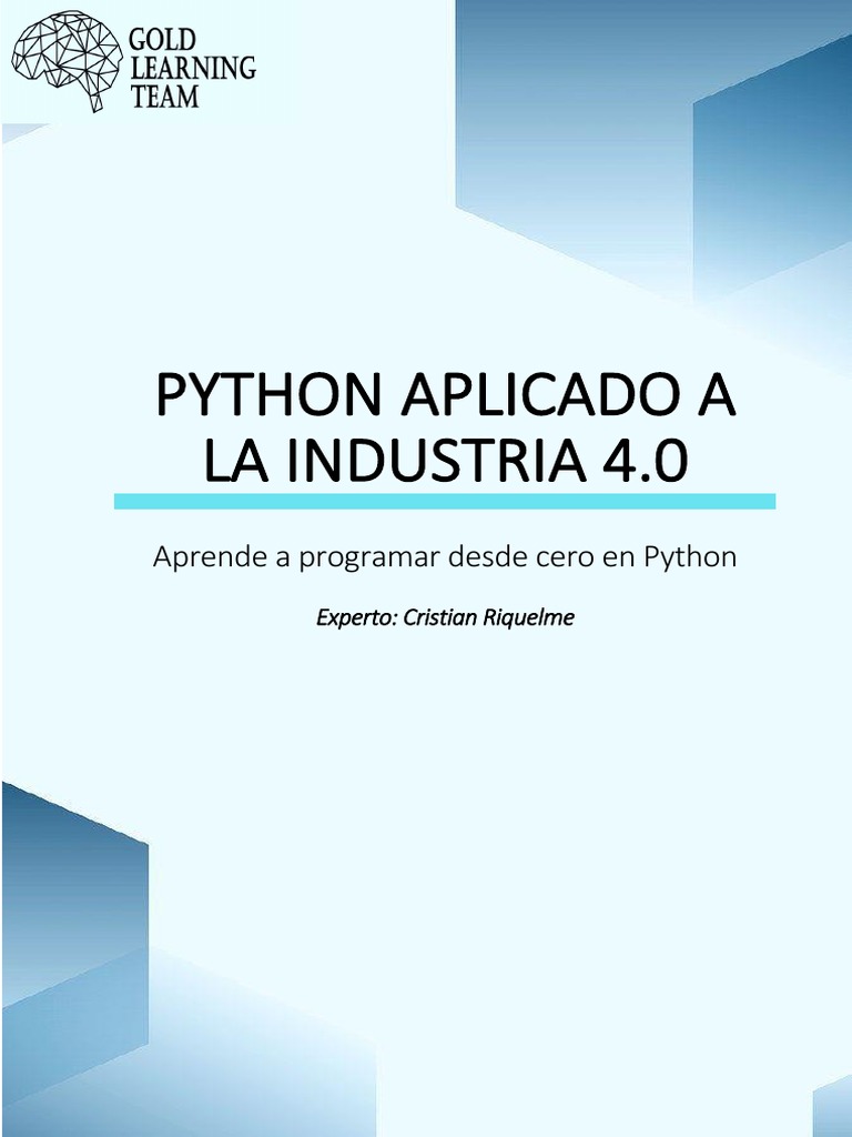 Brochure Python | PDF | Python (lenguaje de programación) | Aprendizaje ...