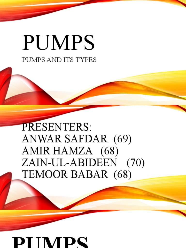 Pumps: Pumps and Its Types | PDF | Pump | Pressure