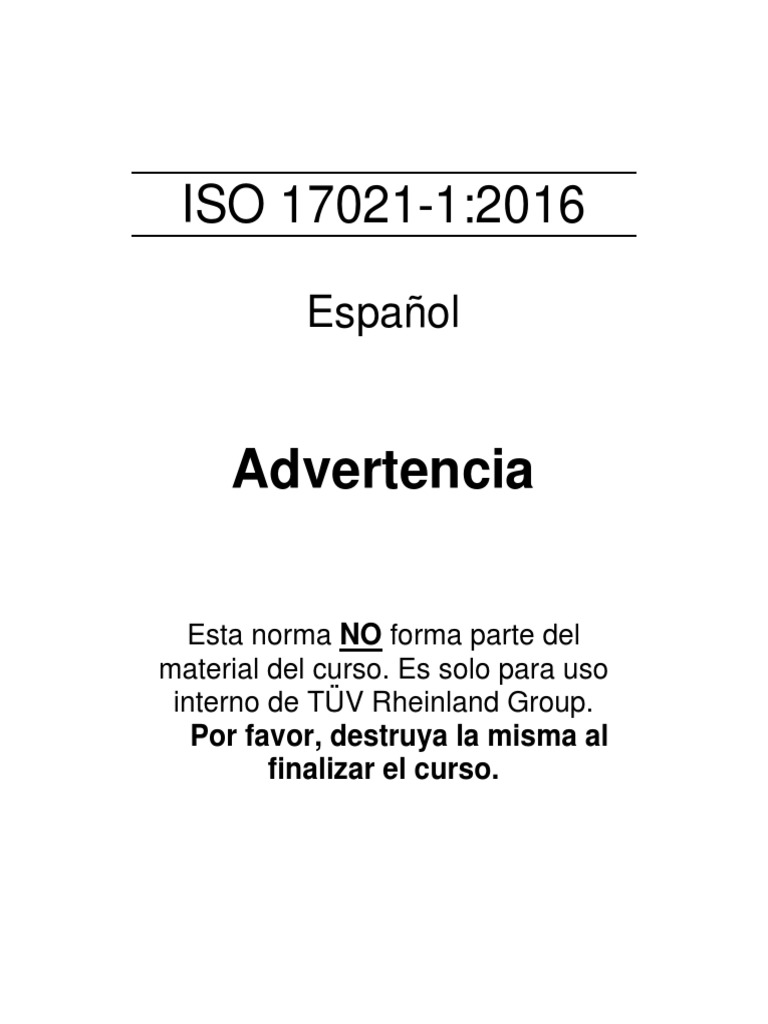 Iso 17021-1 | PDF