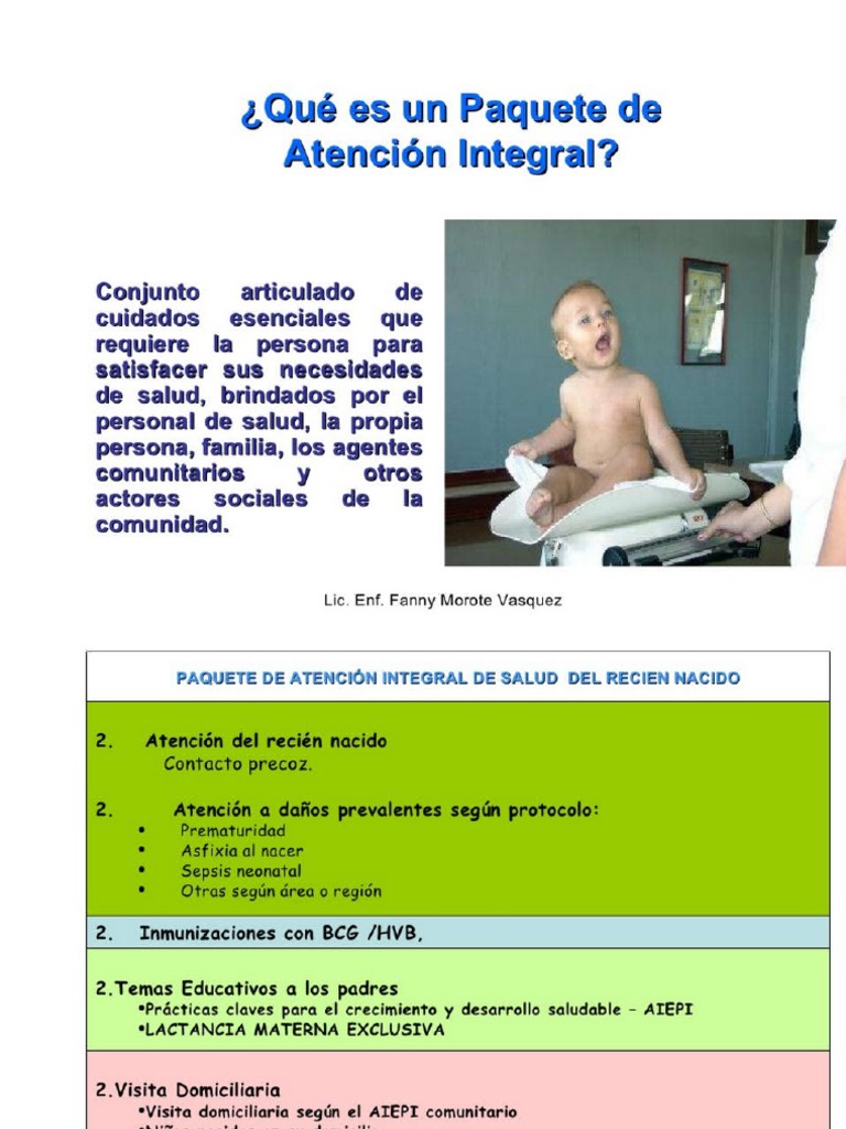 Atención Integral de Niño y Niña1 | PDF