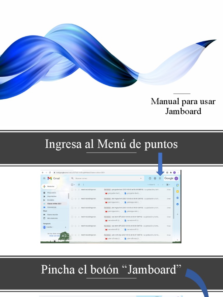 Guía Completa para Usar Jamboard | PDF | Informática | Software