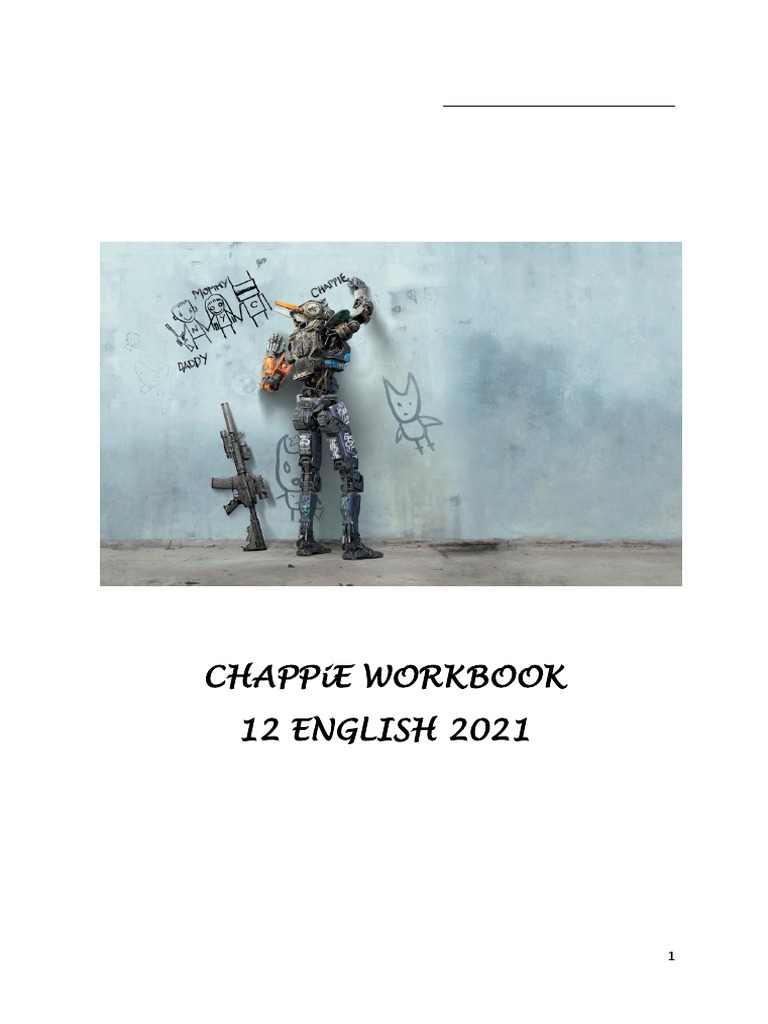 CHAPPiE Film Analysis Workbook | PDF | Missile | Unmanned Aerial Vehicle