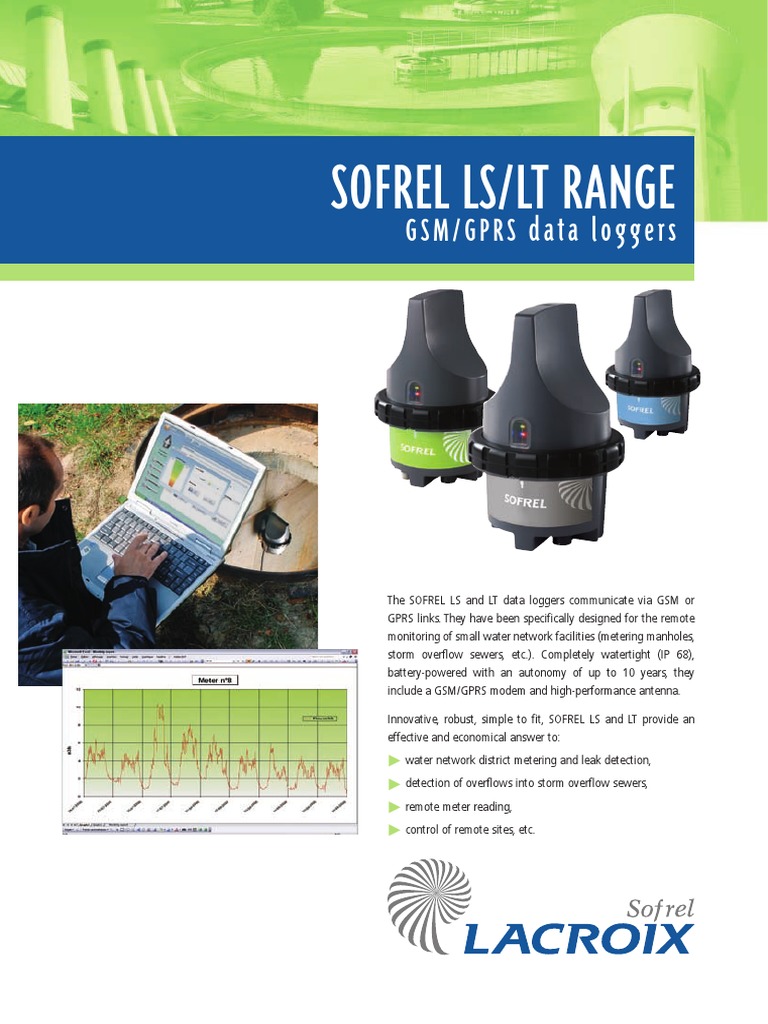 Sofrel LS/LT Range: GSM/GPRS Data Loggers | PDF | General Packet Radio ...