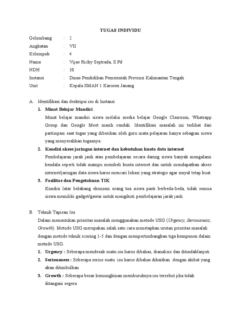 Tugas Individu 2 | PDF