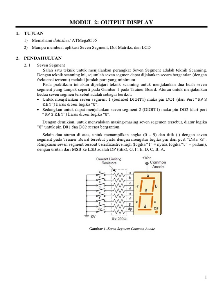 MODUL 2 Output Display | PDF