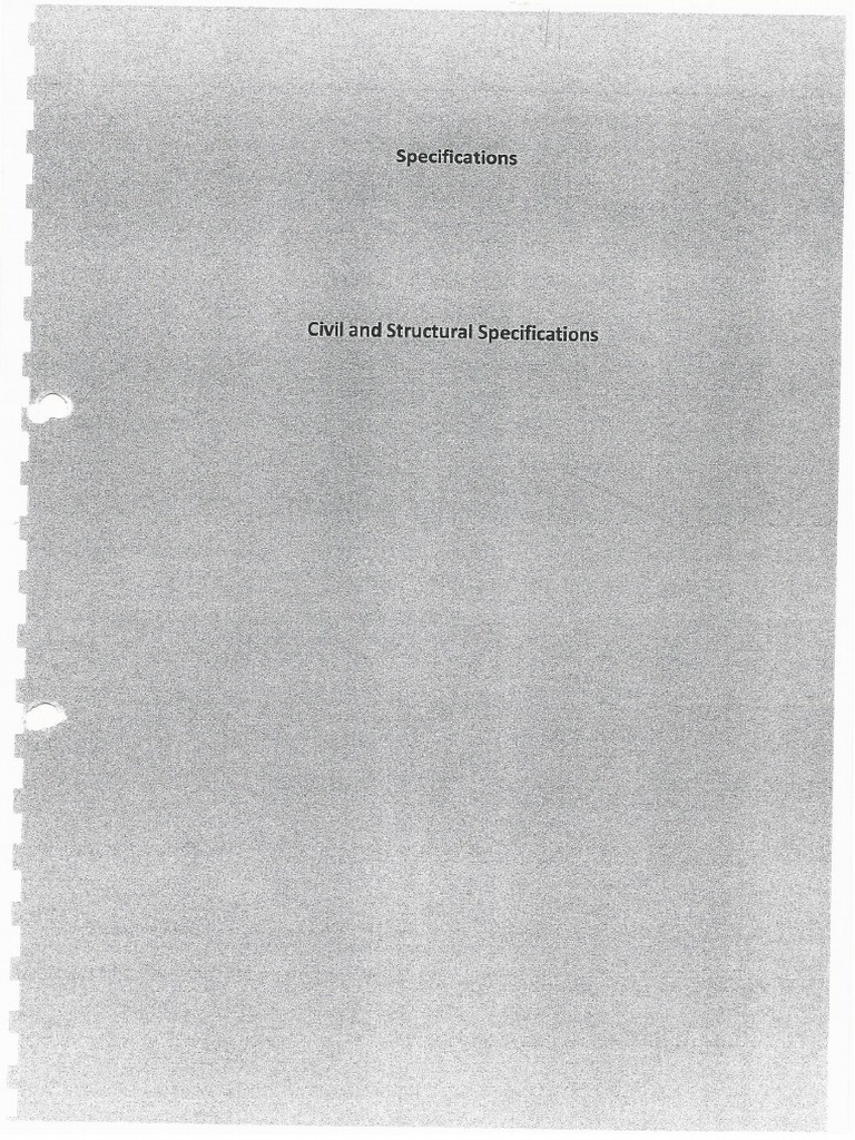 Civil & Structural Works | PDF