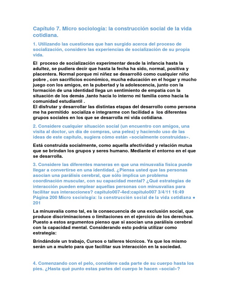 Capítulo 7 Pdf Las Emociones Adultos