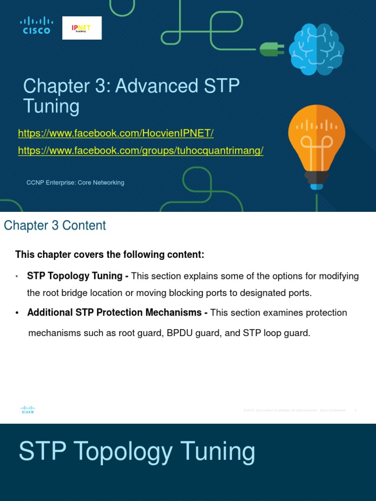 Chapter 3: Advanced STP Tuning: CCNP Enterprise: Core Networking | PDF ...
