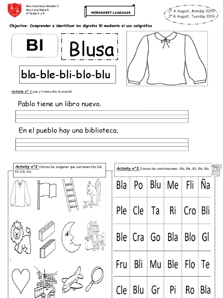 Guía-BL-y-BR-lenguaje | PDF | Ajedrez | Juegos y actividades