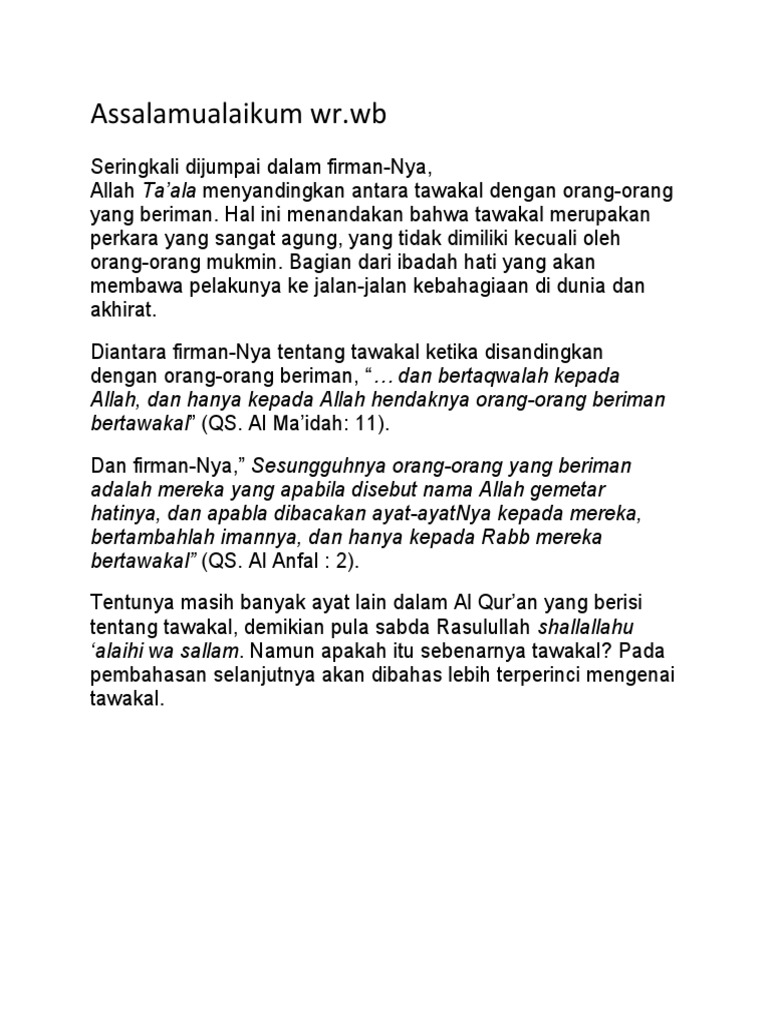 Kultum | PDF | Agama & Spiritualitas