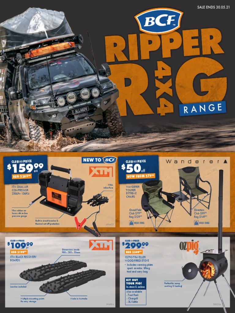 BCF WK47 4X4 ECatalogue | PDF | Tent | Manufactured Goods