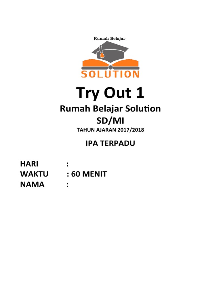 Try Out 1 | PDF