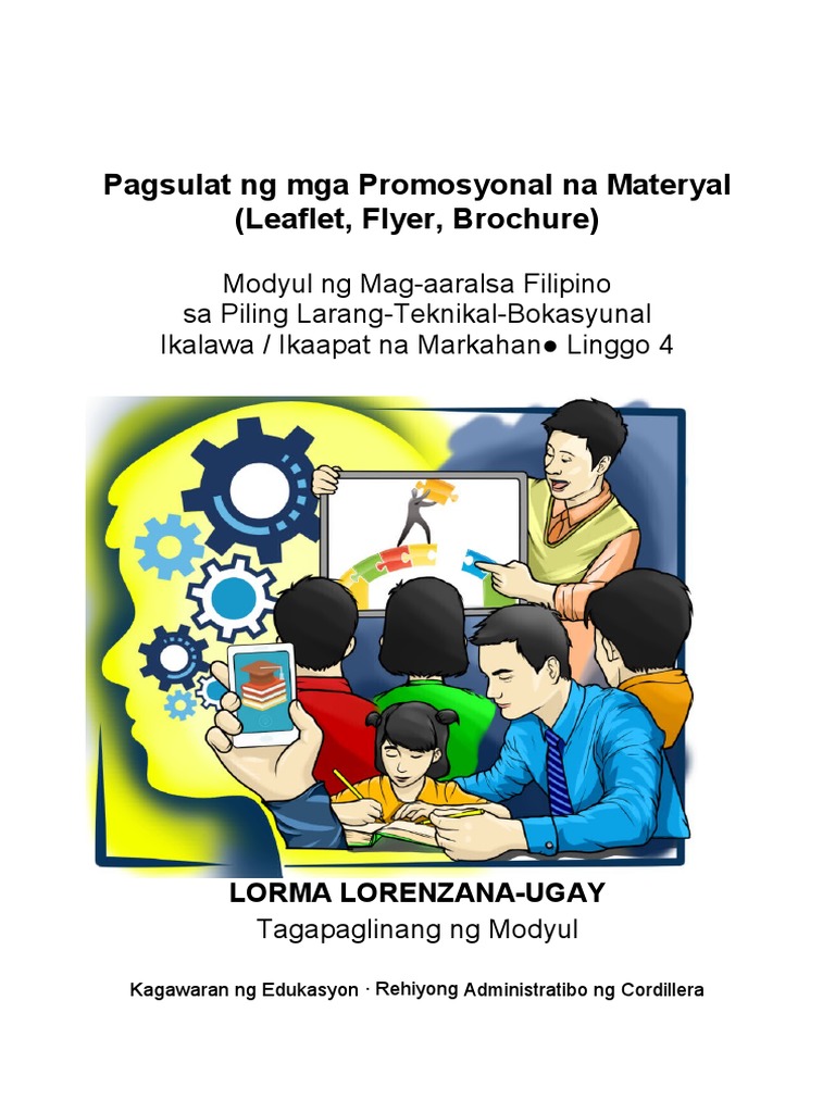 FPL TVL - Q2Q4 - W4 Ugay Mga Hakbang Sa Pagsulat NG Promo Materials v4 ...