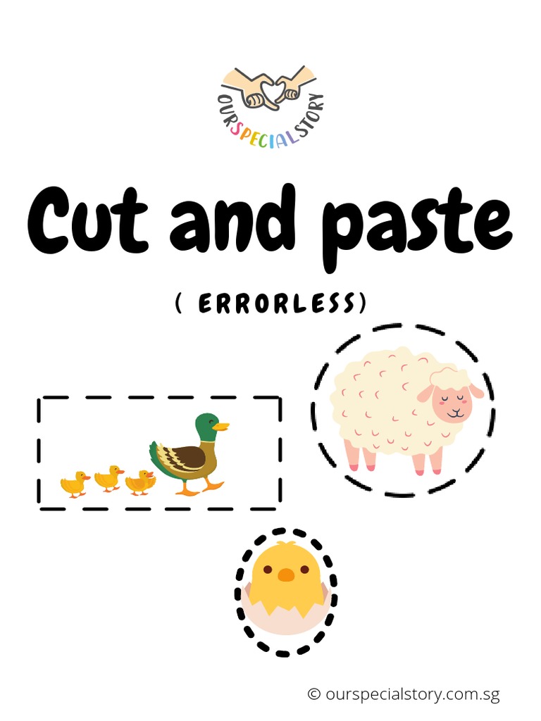 Cut and Paste (Errorless) | PDF