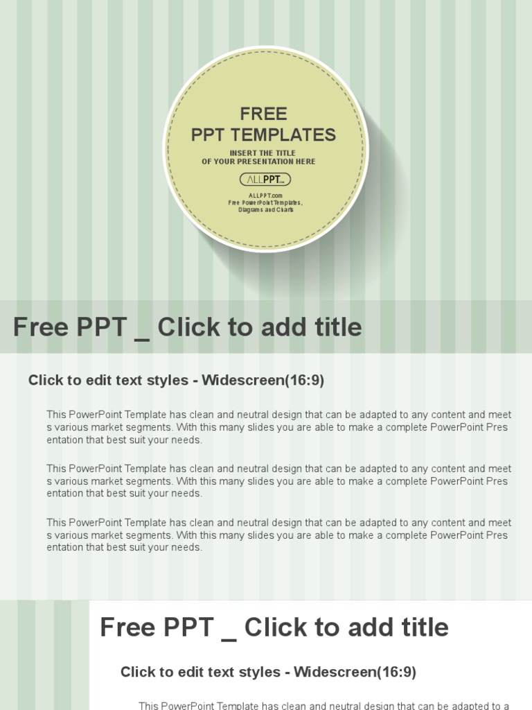 Abstract Green Background Pattern Design PowerPoint Templates ...
