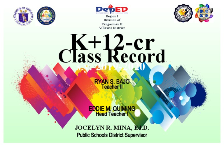 Cover Class Record | PDF