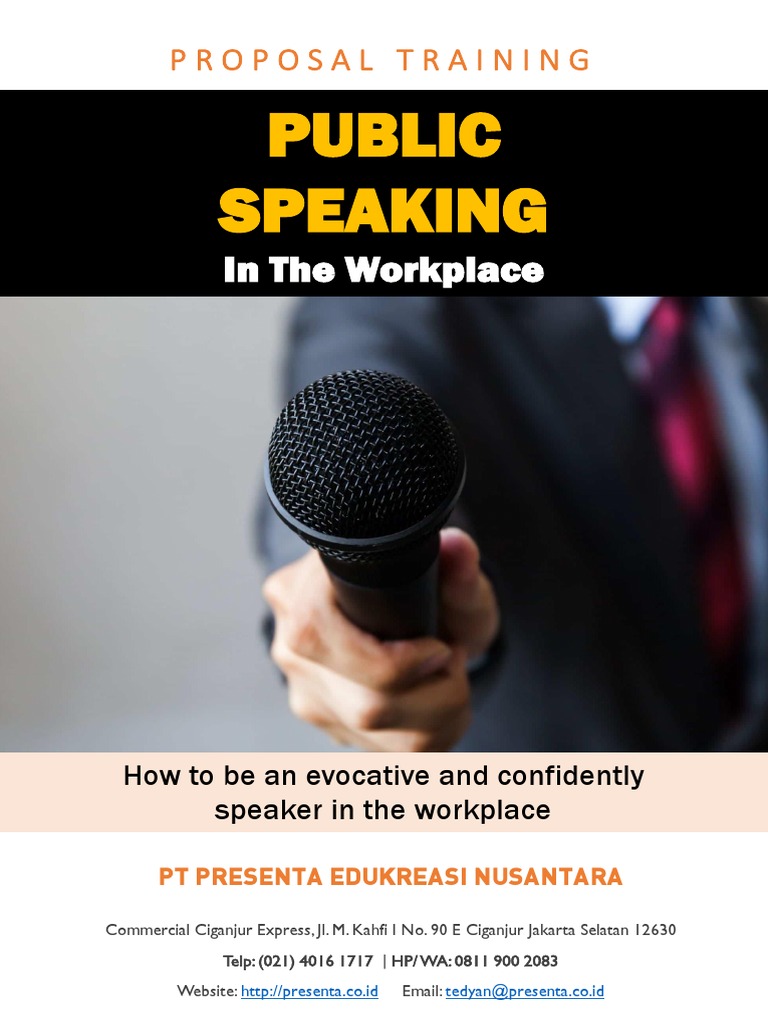 Pelatihan Public Speaking Efektif | PDF