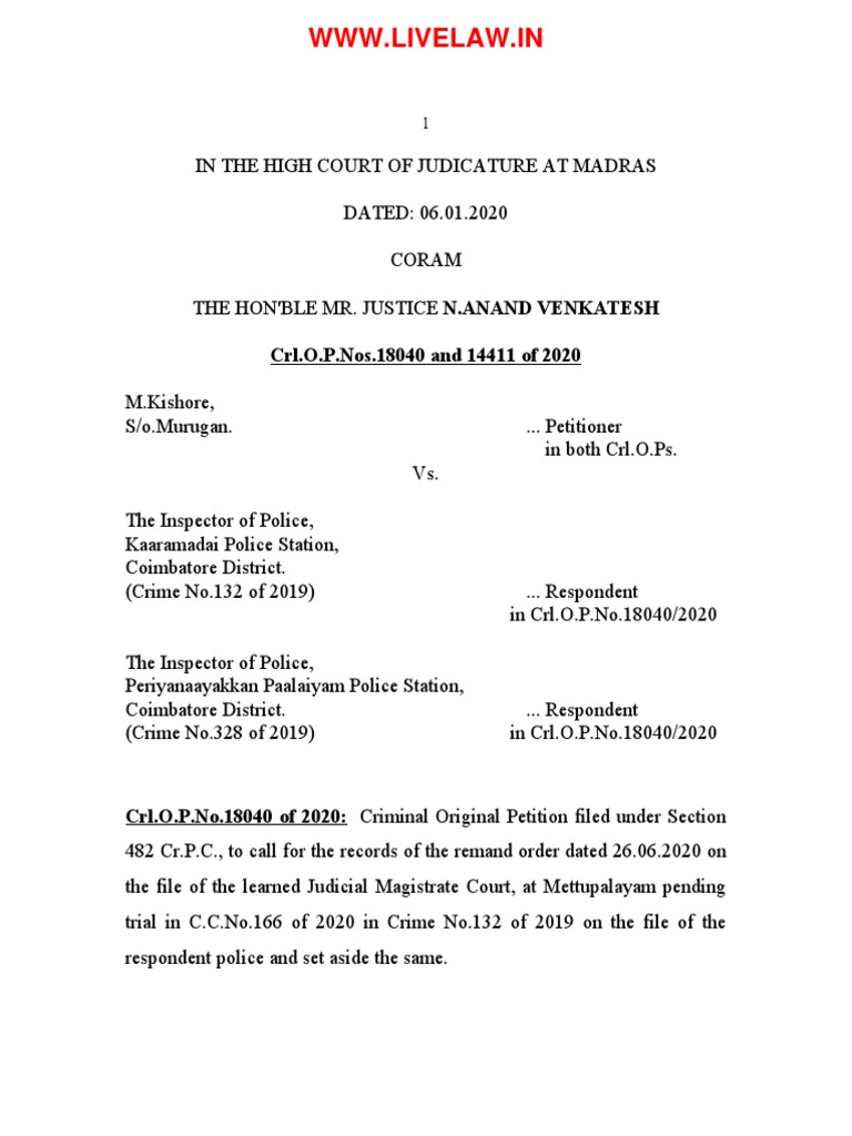 PDF Upload 387100 | PDF | Remand (Detention) | Arrest Warrant