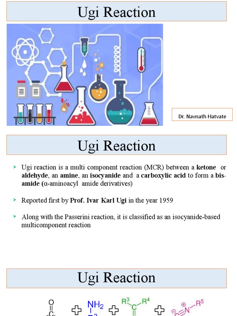 Ugi Reaction | PDF | Chemical Reactions | Amine