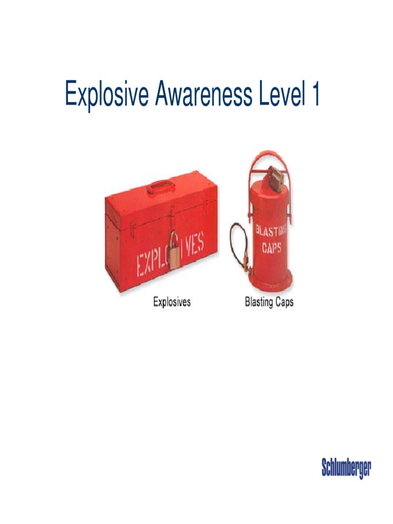 Safety Procedures and Principles for Using Explosives in Downhole ...