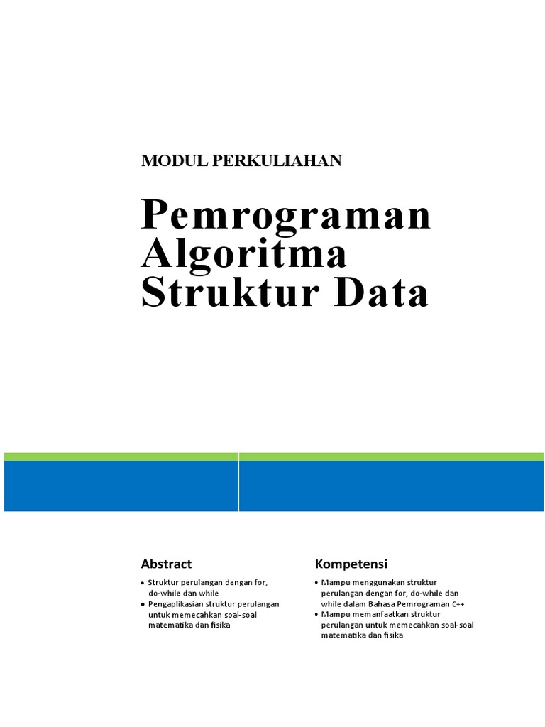 STRUKTUR PERULANGAN DALAM BAHASA PEMROGRAMAN | PDF