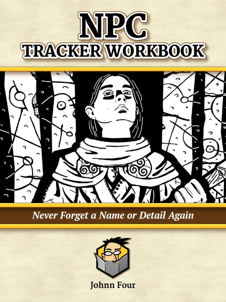 RPT NPC Tracker Workbook | PDF | Role Playing Games | Entertainment