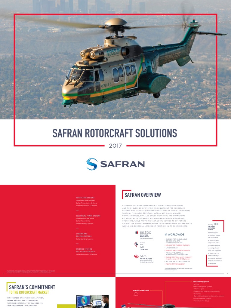 Safran Rotorcraft Solutions | PDF | Helicopter | Engines