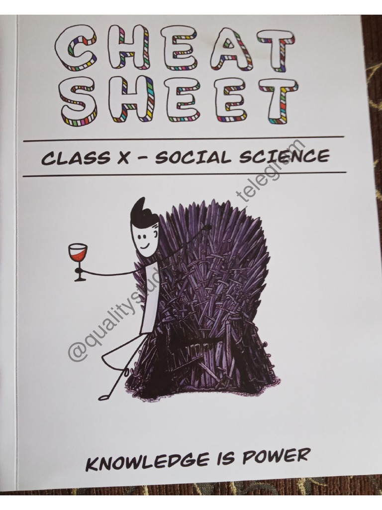 Cheat Sheet Class Science 10 | PDF
