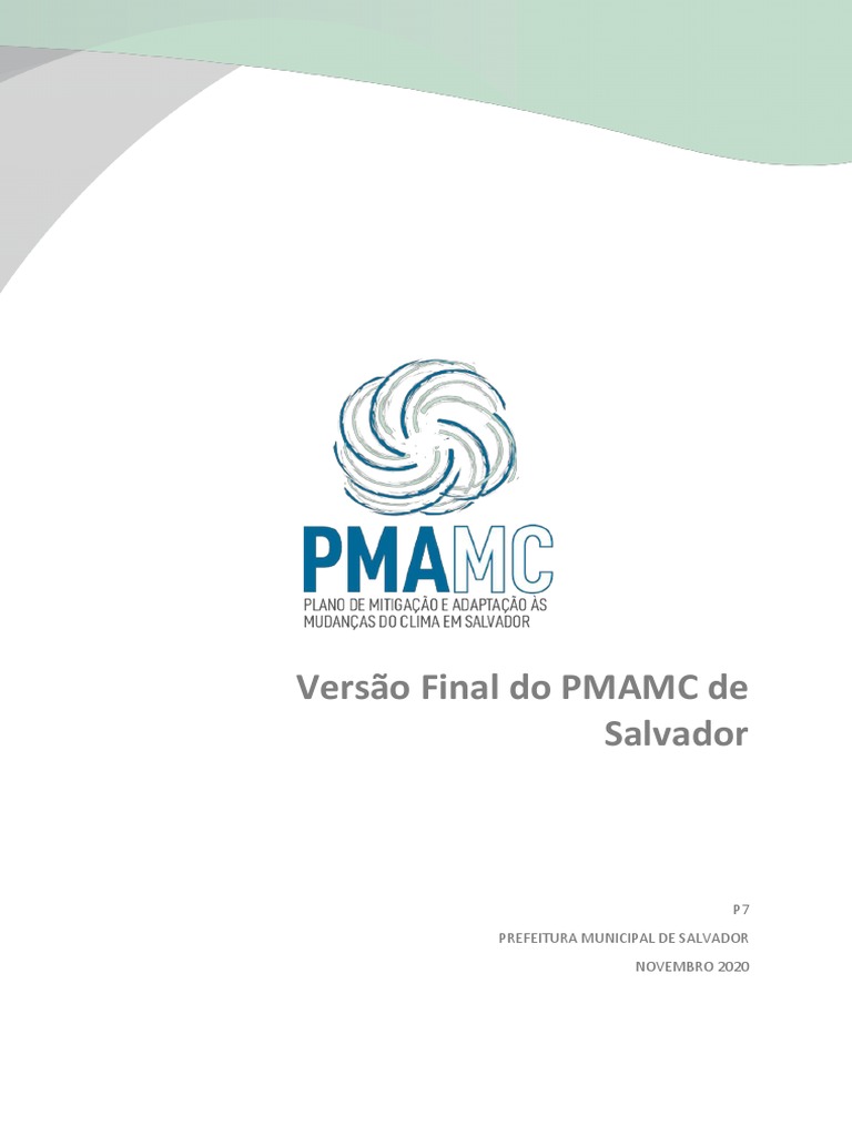 Versao Completa PMAMC | PDF | Sustentabilidade | Gás de efeito estufa