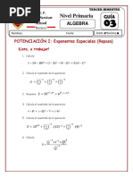 Formulas Basicas de Algebra | PDF