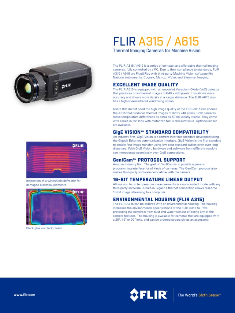 Thermal Imaging Cameras For Machine Vision: Excellent Image Quality ...