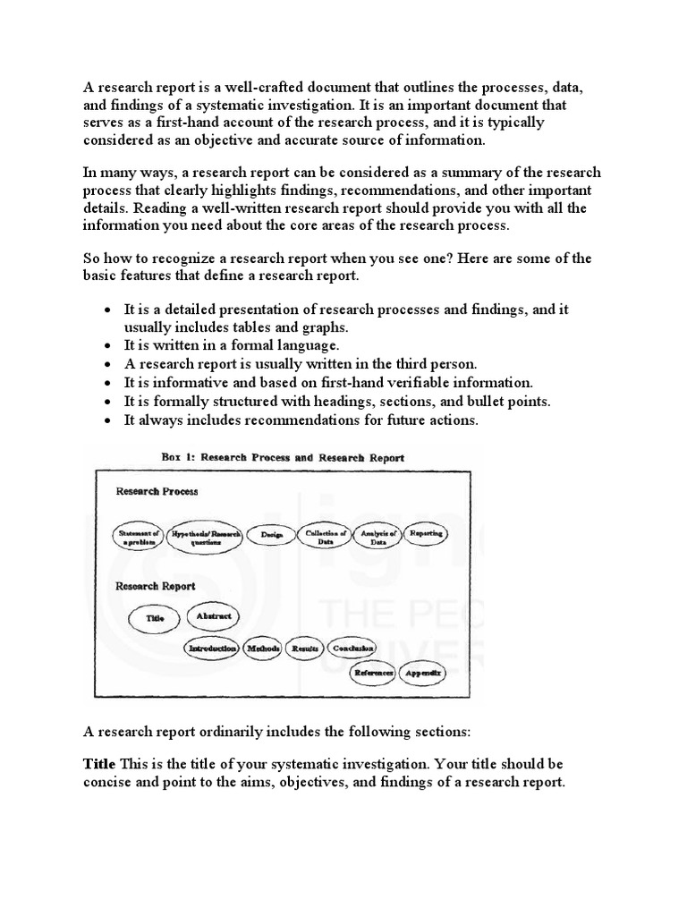 Components of Research Report | PDF | Data Analysis | Statistics