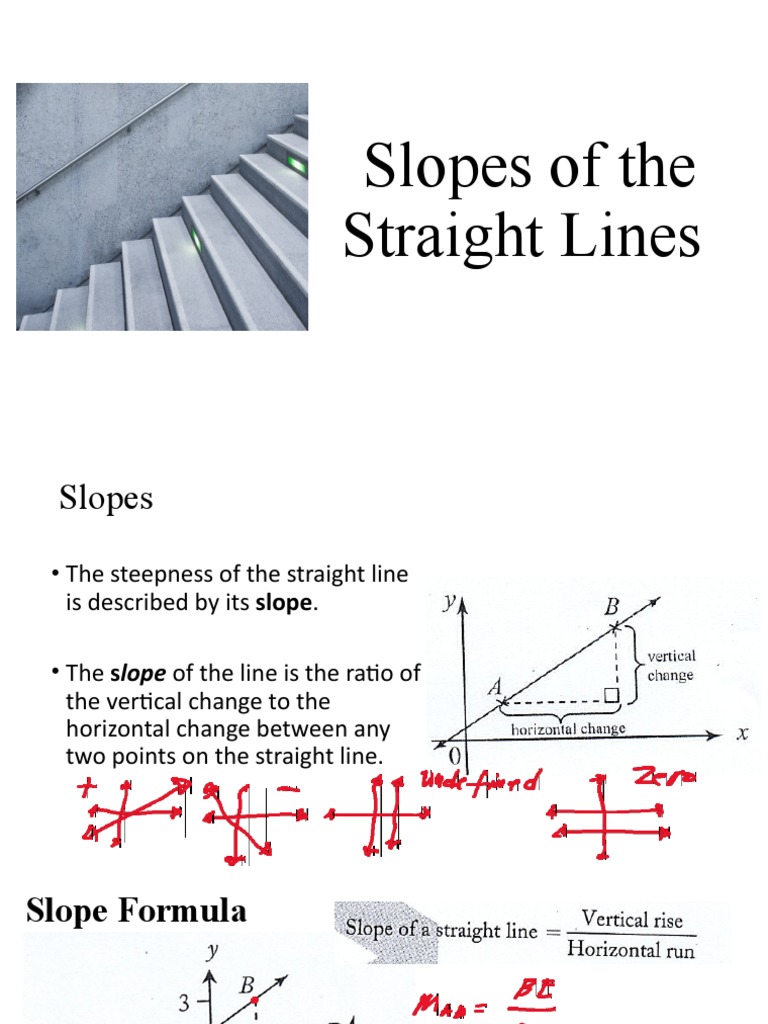 Slopes of The Straight Lines 1 | PDF