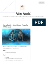 Camp Buddy Walkthrough Natsumi | PDF | Self-Improvement | Lifestyle