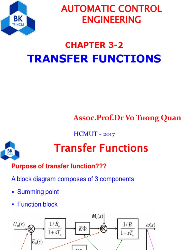 Transfer Functions Explained | PDF | Signal Processing | Applied ...