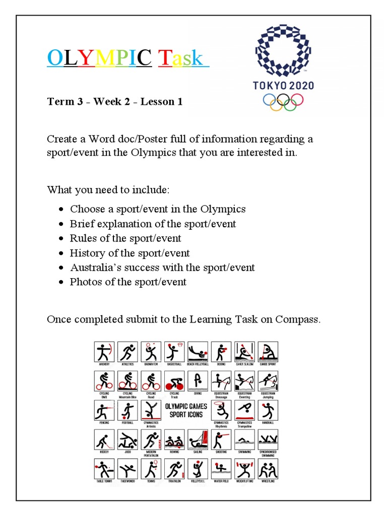 OLYMPIC Task W2 L1 - Remote Learning | PDF