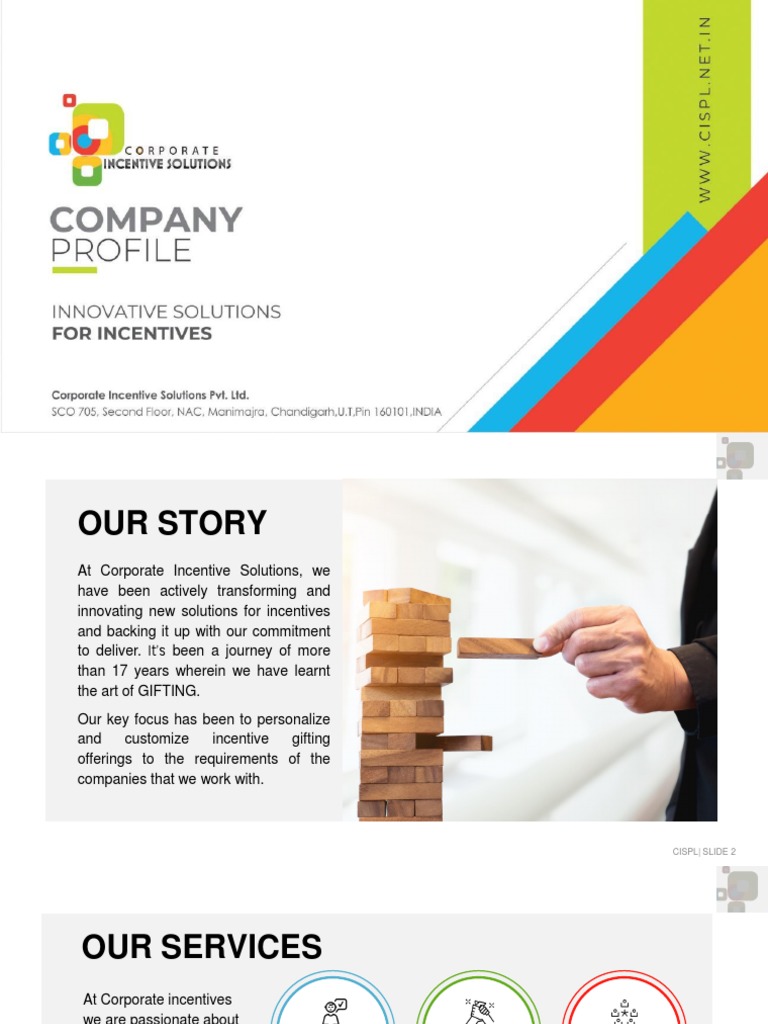 Company Profile CISPL | Download Free PDF | Incentive | Mobile App