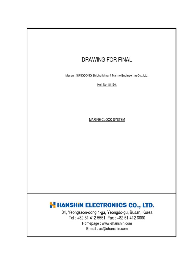 Master Clock System | PDF | Clock | Switch