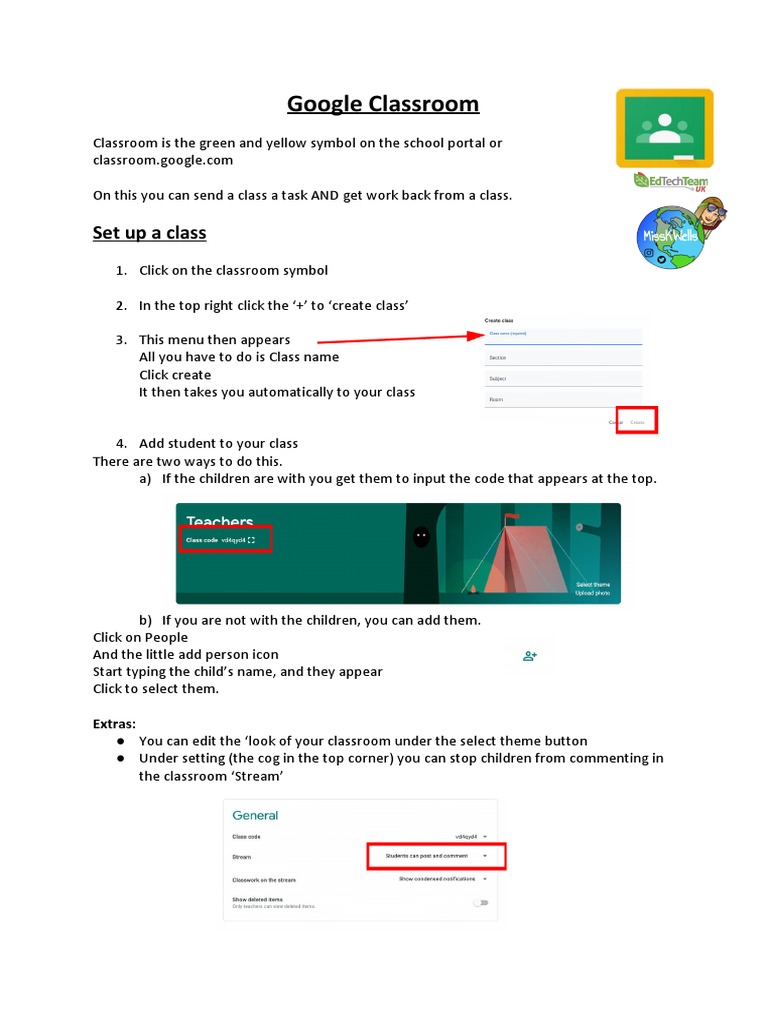 Teacher Google Classroom Sheet | PDF | Software Development | Operating ...