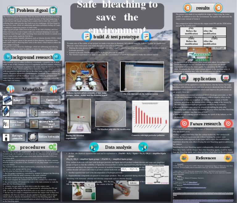 Isef Poster 2021 | PDF | Hydrogen Peroxide | Sodium Hydroxide